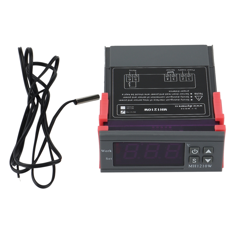 MH1210W Digital Temperature Controller Thermostat Regulator Heat Cool ...