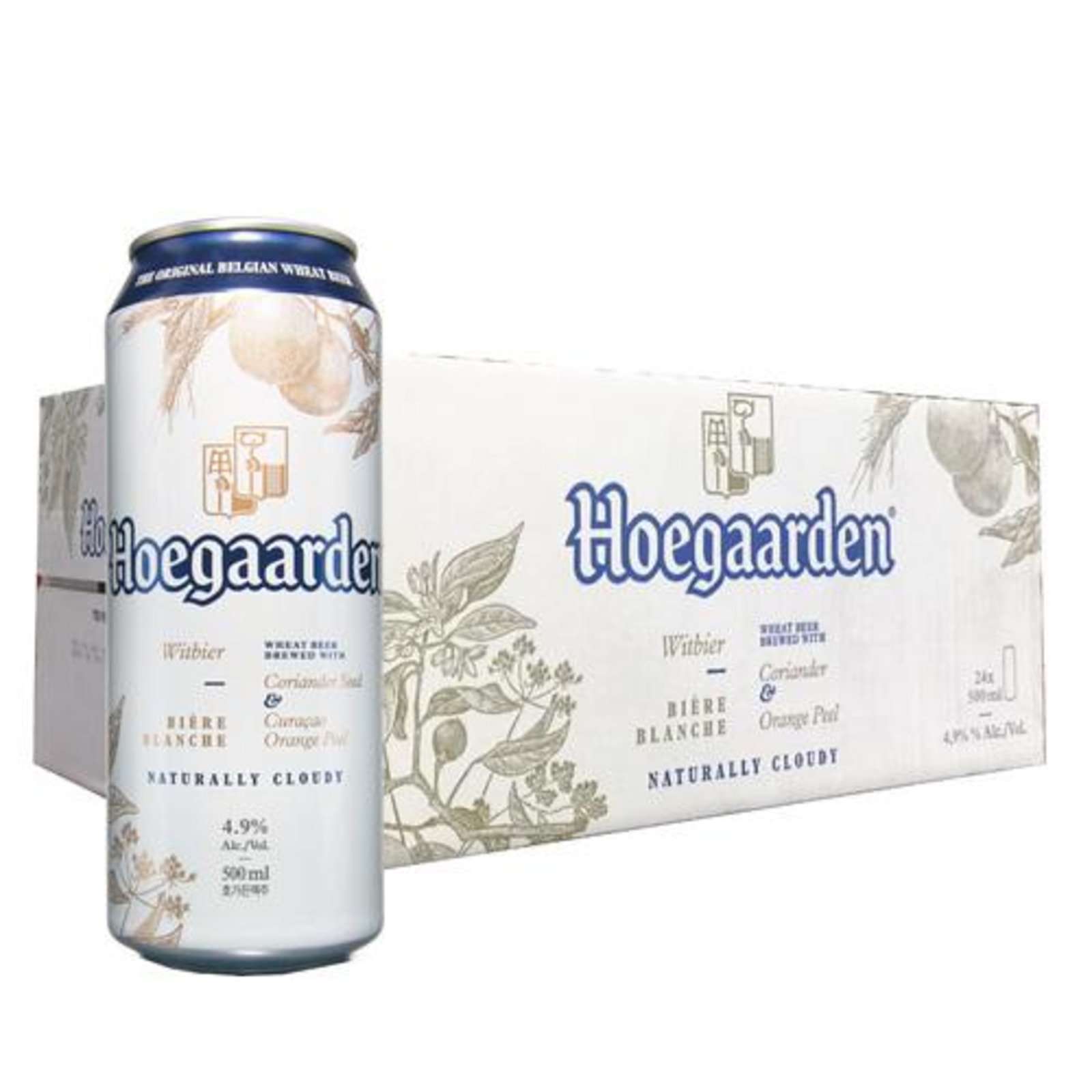 Hoegaarden Wheat Beer 500ml x 24 cans (BBD: Aug 2024) | Lazada Singapore