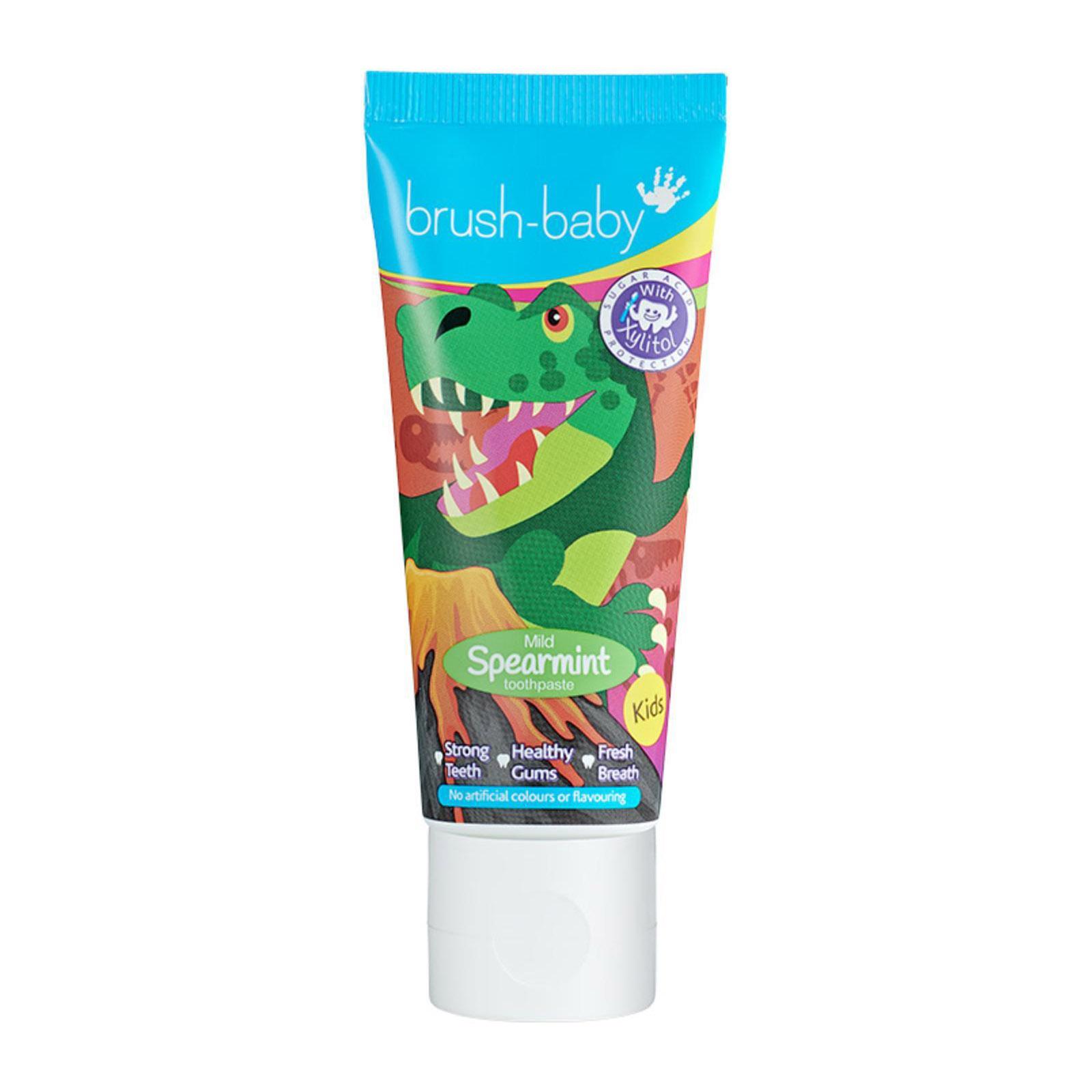 Brush Baby Kids Dinosaur Toothpaste 3 - 6 Years - Mild Spearmint ...