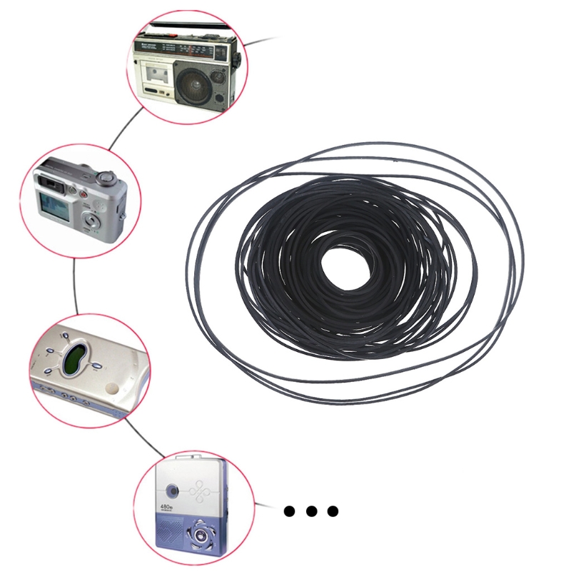 30-120pack Mix Replacement Rubber CD DVD Rubber Belt Turntable New ...