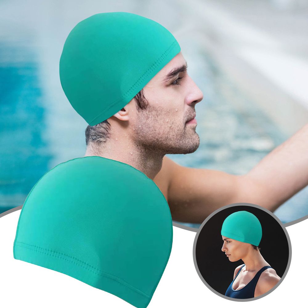 Adults Men Women Ice silk Waterproof Protect Ears Turban Water Sport ...