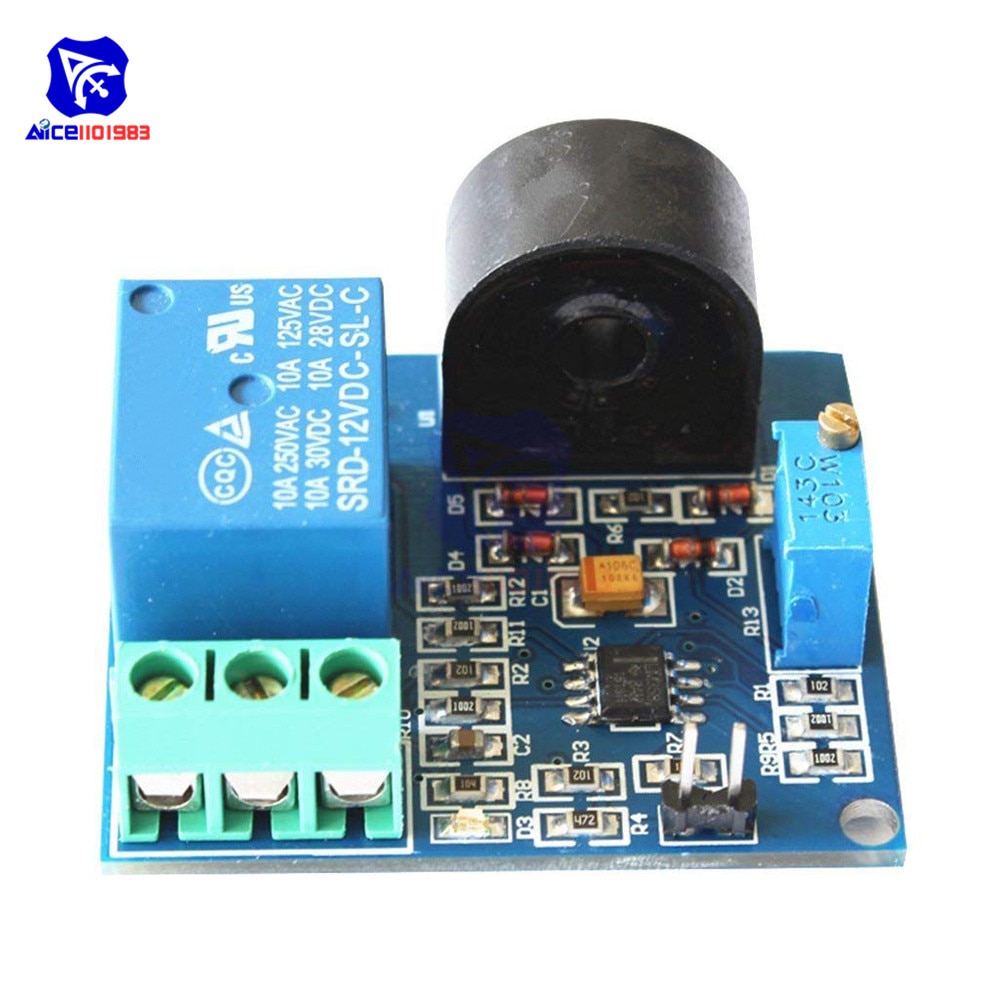 Dc 5v/12v/24v 5a Current Detection Sensor Over-current Protection ...