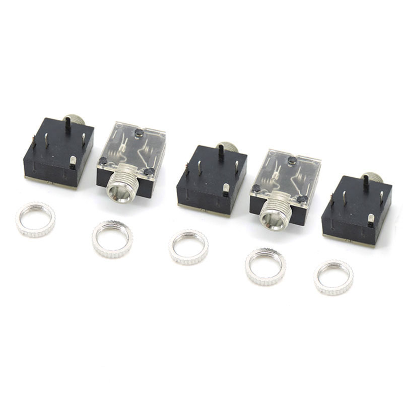 KYLE Wild Shop 5x PJ-324 3.5mm female Headphone Jack 5 Pin PCB Mount ...