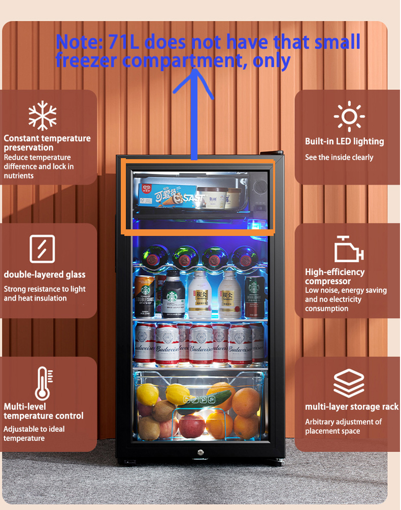 Ice Bar Red Wine Small Refrigerator Freezer Mini Ice Bar For Home Use A ...