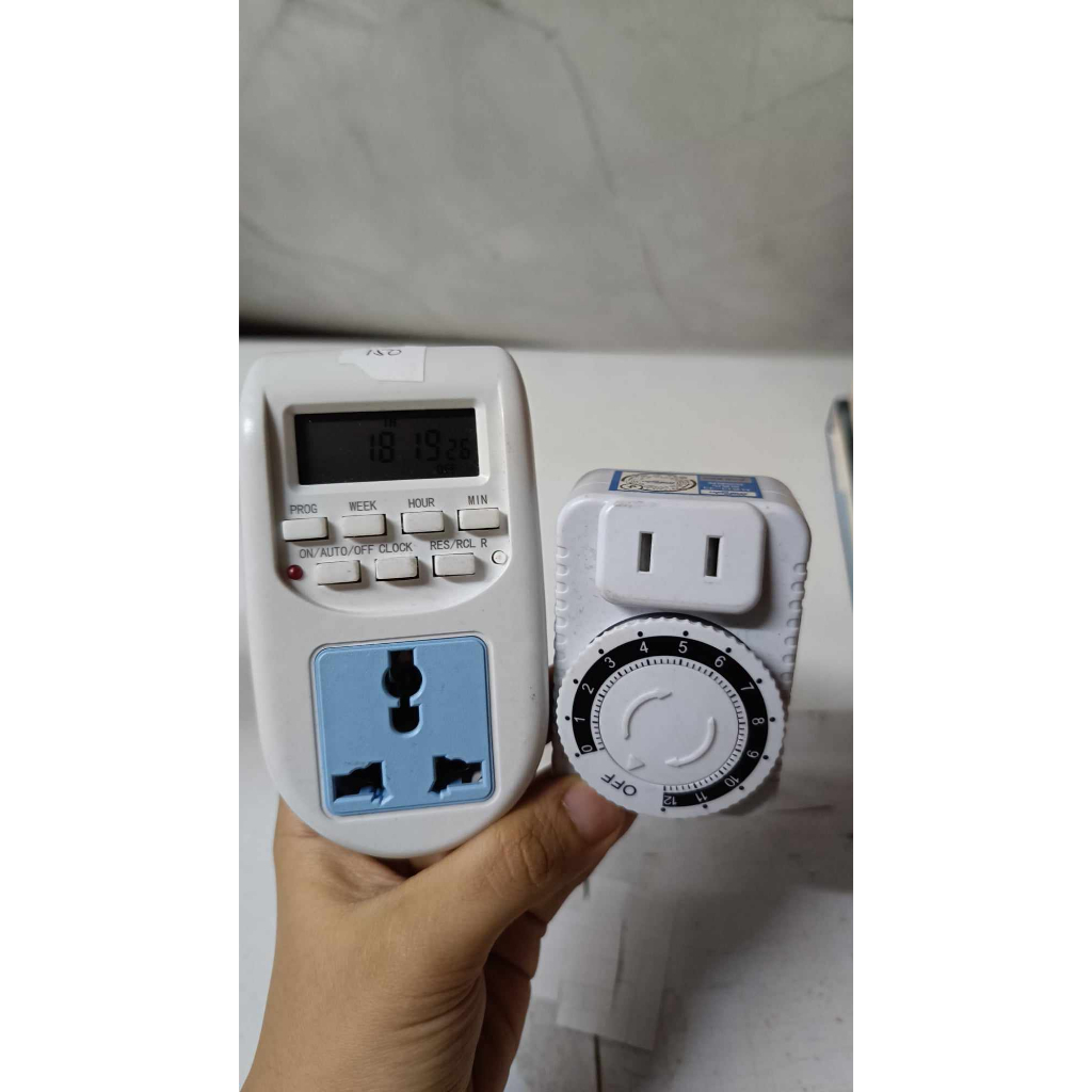 12 Hour Electrical Mechanical Time Wall Plug Switch Digital Timer ...