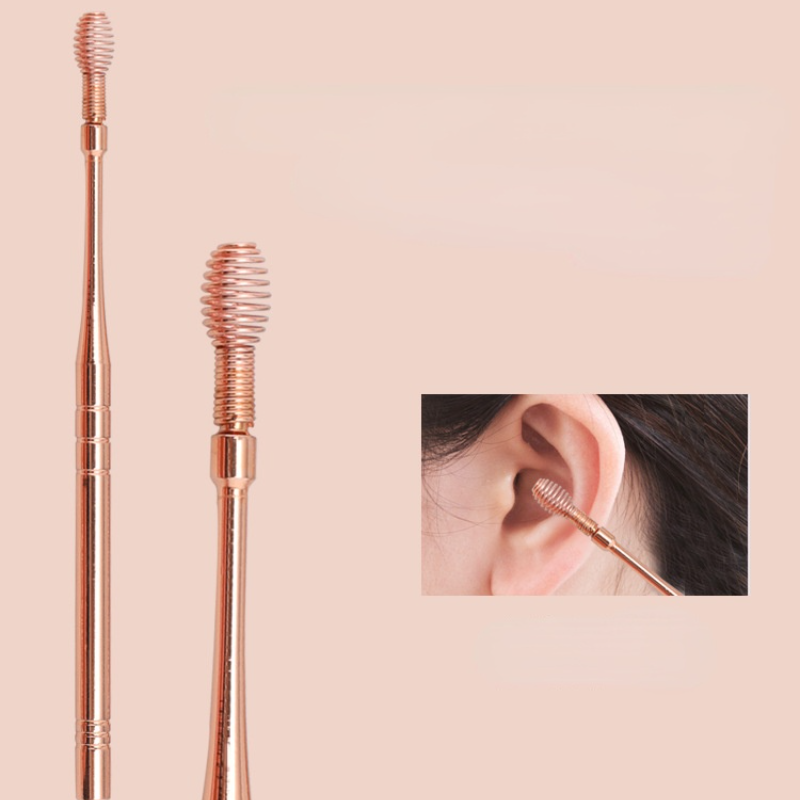 【iLoveyouso Store】Ear Wax Pickers Stainless Steel Spiral Wax Remover ...