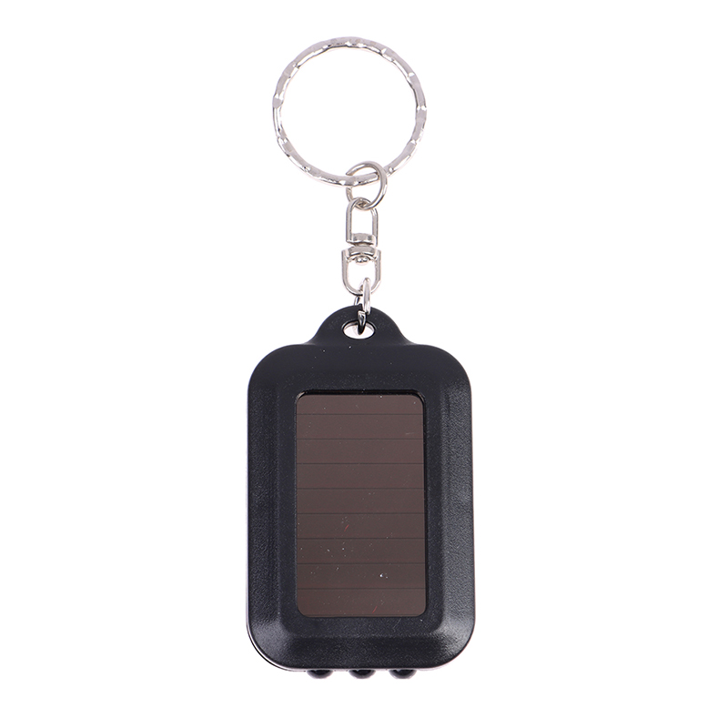 1Pc Mini Keychain Torch Portable Imitation Solar Flashlight Built-in ...