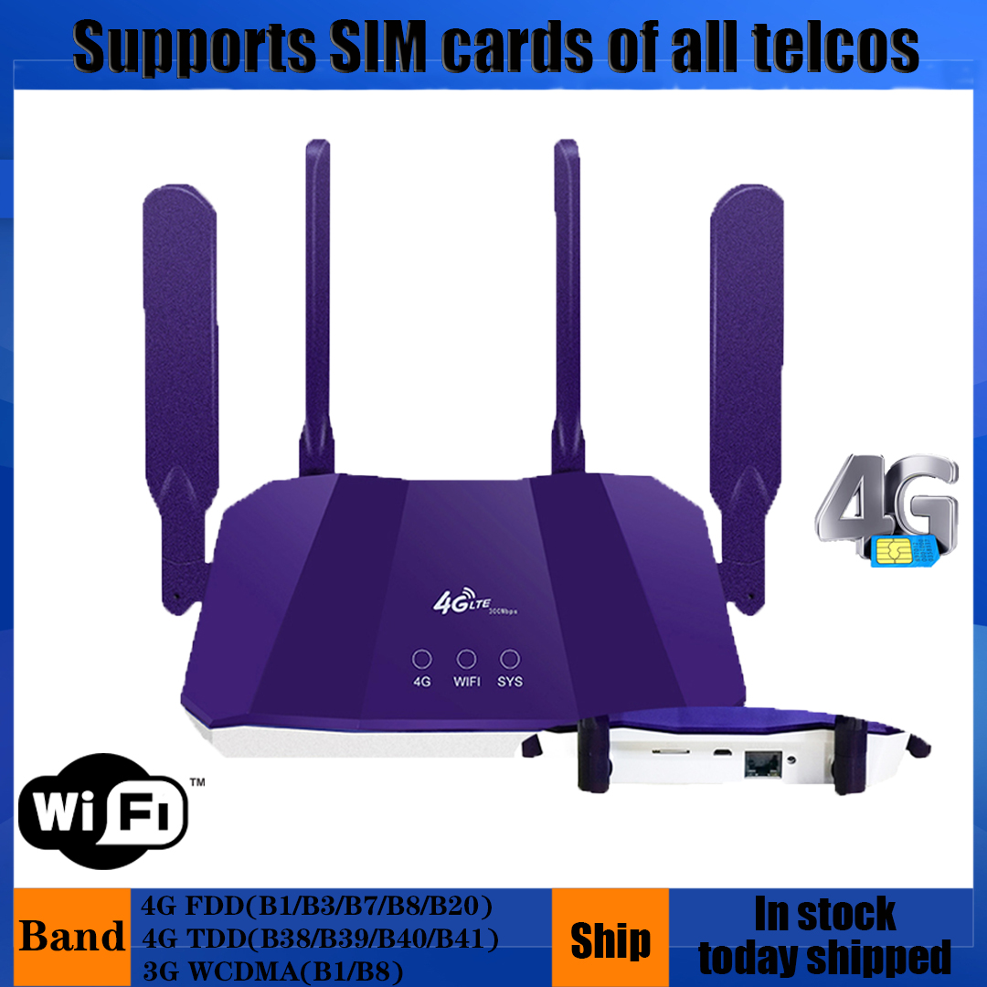 4G Router Wifi Modem Lte Access Point Mobile CPE Antenna Hotspot Indoor ...