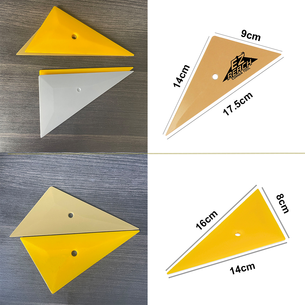 【Folio & Light】Tofar 5pcs Soft Triangle Go Corner Squeegee Vinyl Car ...