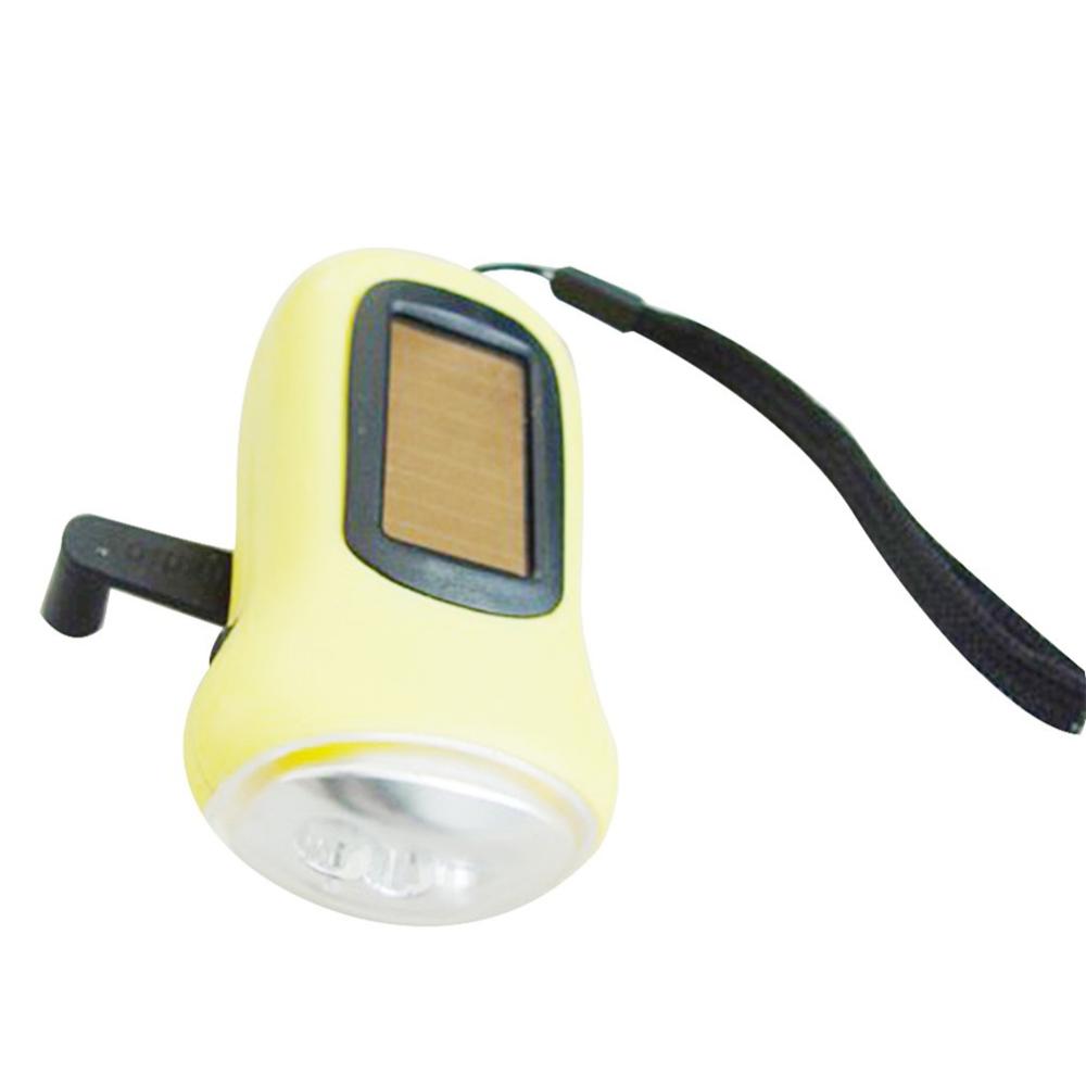 【New Arrival】Hand Crank Solar Dynamo Torch Light Outdoor Travel ...