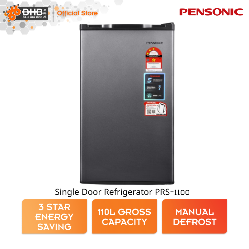 Pensonic Single Door Refrigerator PRS-1100 110L Mini Fridge Mini Bar ...