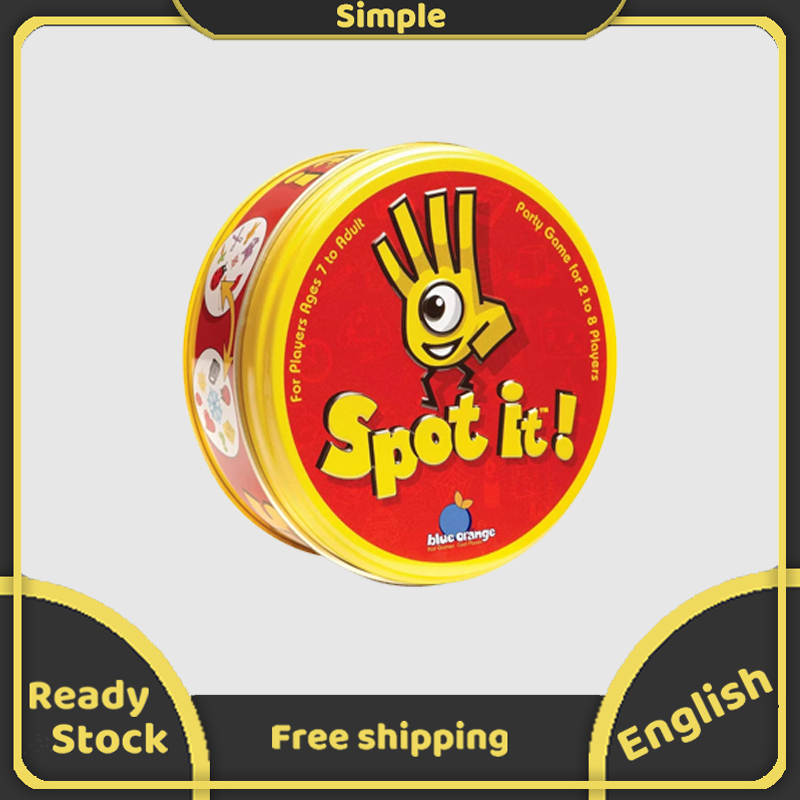 Dobble Card Game Spot it! Board Game English Version Kids Game Family ...