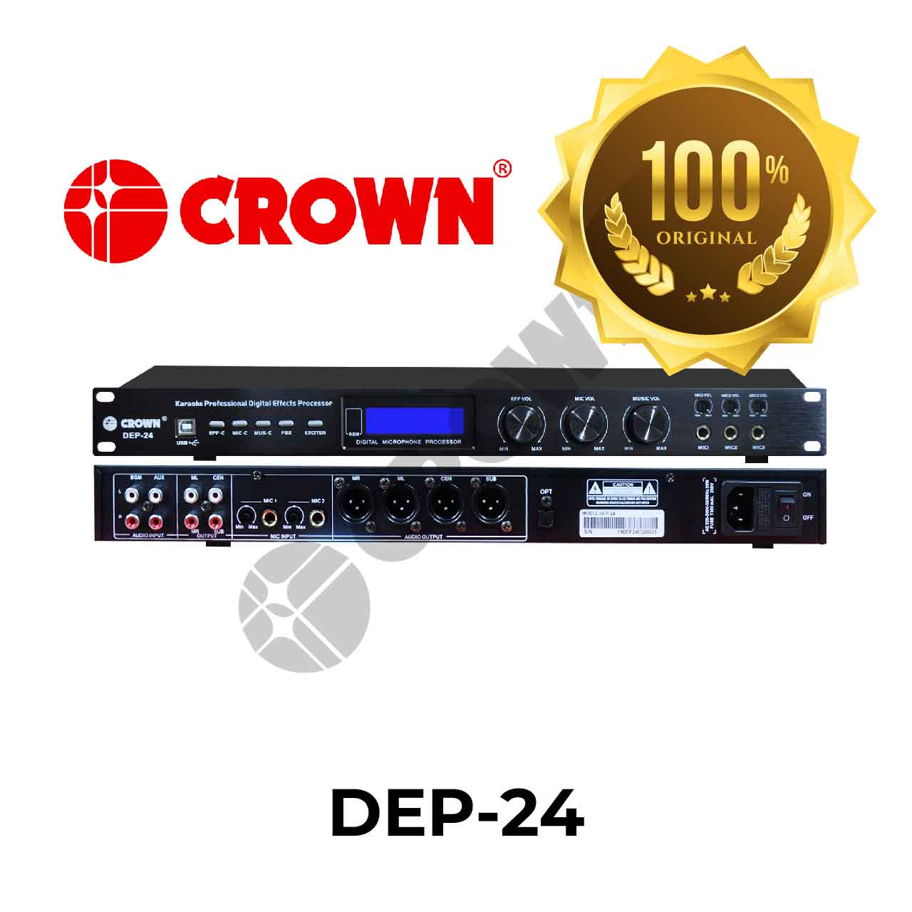 DEP-24 CROWN PROFESSIONAL AUDIO EQUIPMENT | Lazada PH
