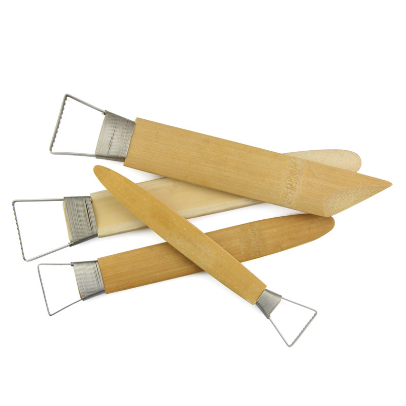 Toothed Bamboo Scraper Mud Carving Large-Scale Sculpture Repairing ...