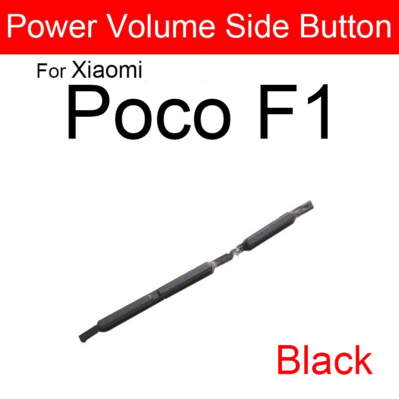 Side Key Set For Xiaomi Poco F1 Power and Volume Buttons Part ...