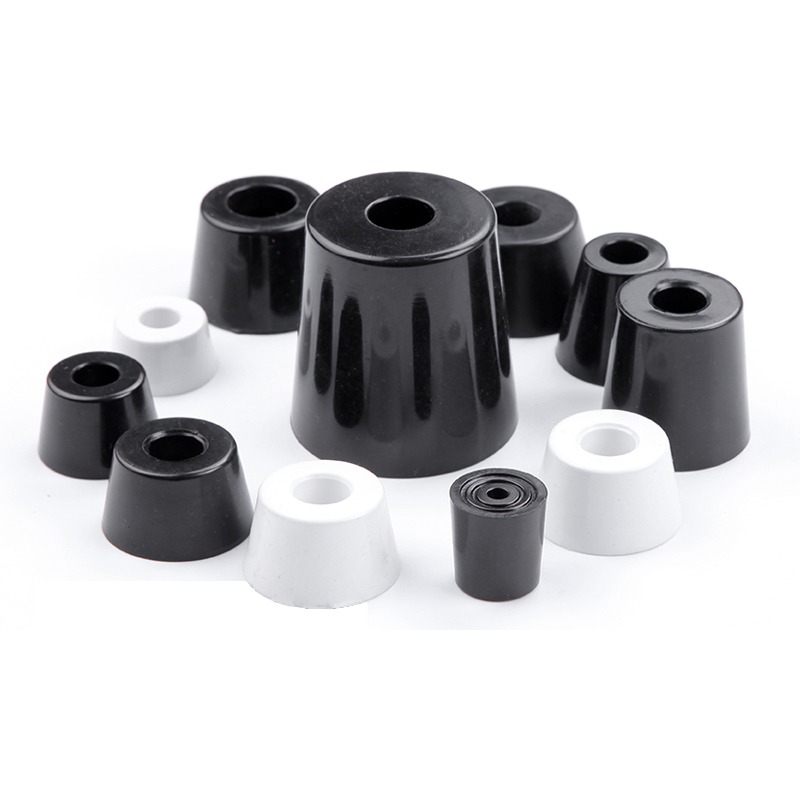 4pcs Black Rubber Feet Chair Floor Protector Non-Slip Furniture Foot ...