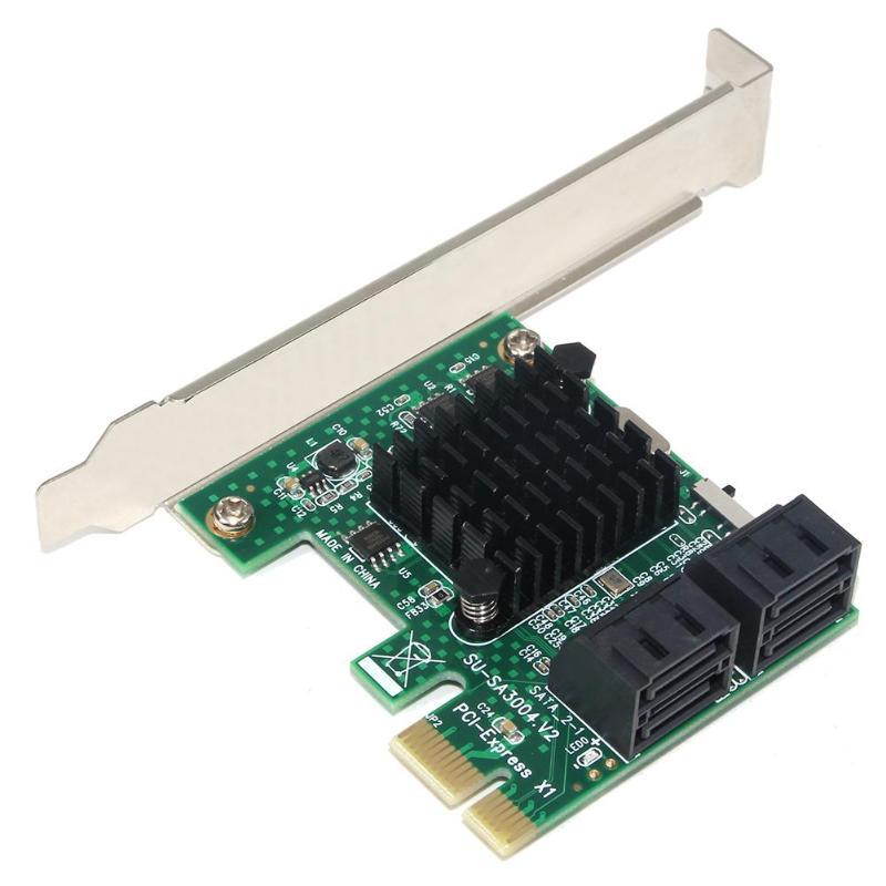 4 Port Sata 3.0 To Pcie Expansion Card Pci Express Pci E Sata Adapter ...