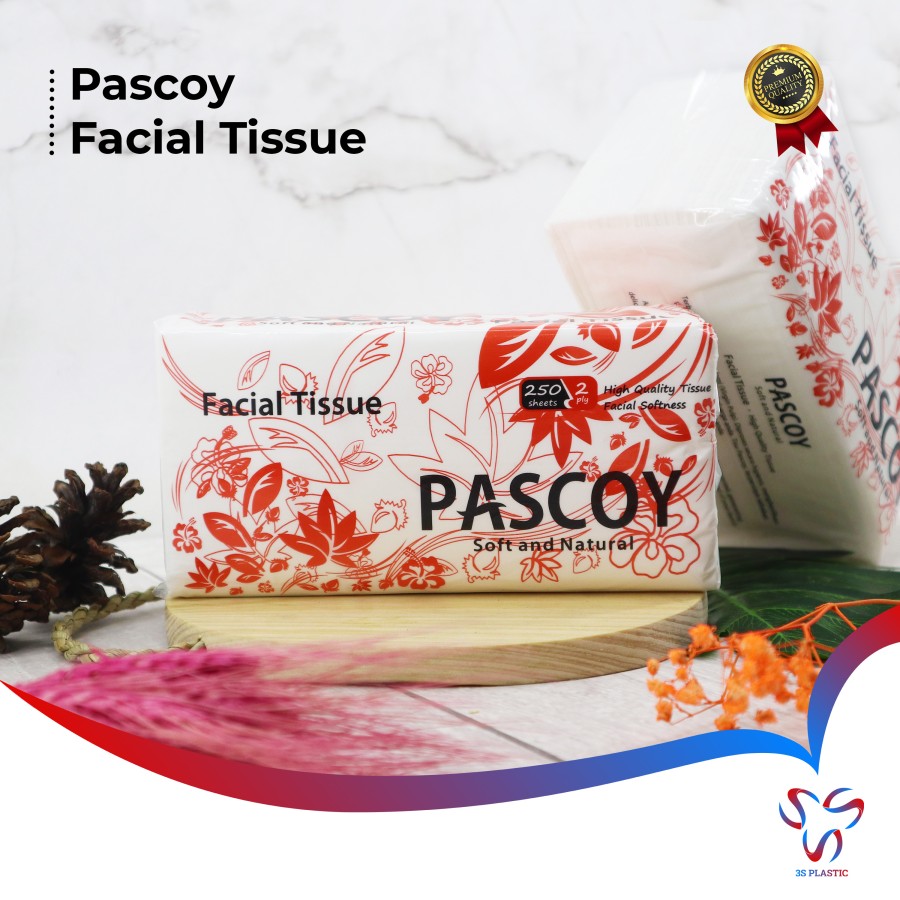 TISSUE PASCOY 250 SHEET 2 PLY TISU WAJAH DAN TANGAN | Lazada Indonesia