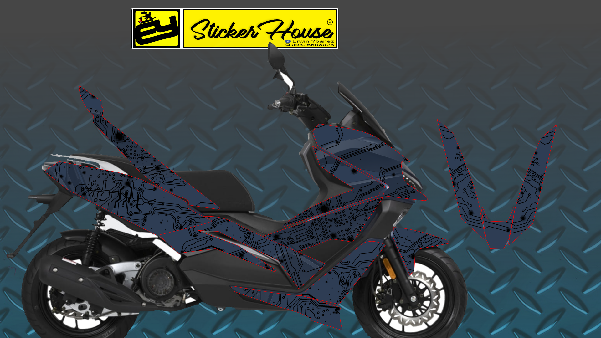 Rusi RFi 175 decals laminated | Lazada PH