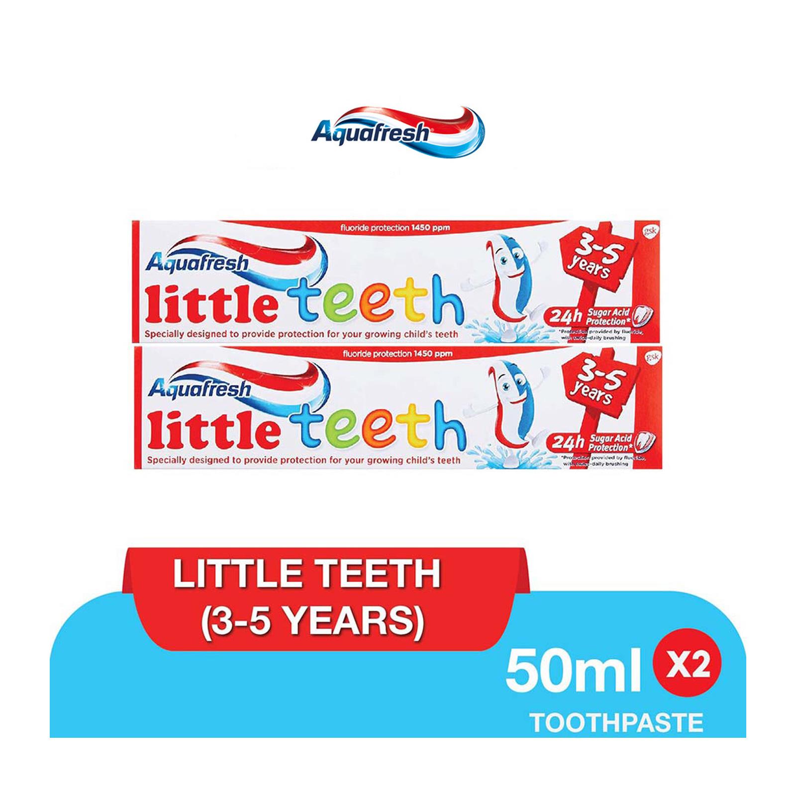 Aquafresh Little Teeth Baby Toothpaste 50g 2 packs | Lazada Singapore