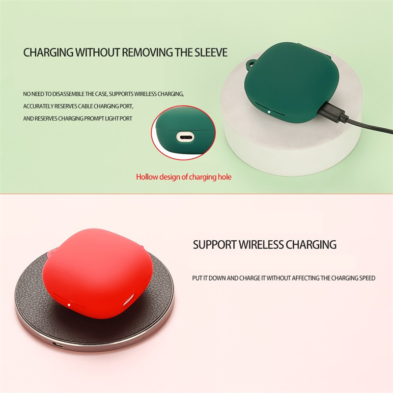 For QCY Buds Case Wireless Bluetooth Headset Cover Original Liquid Soft ...