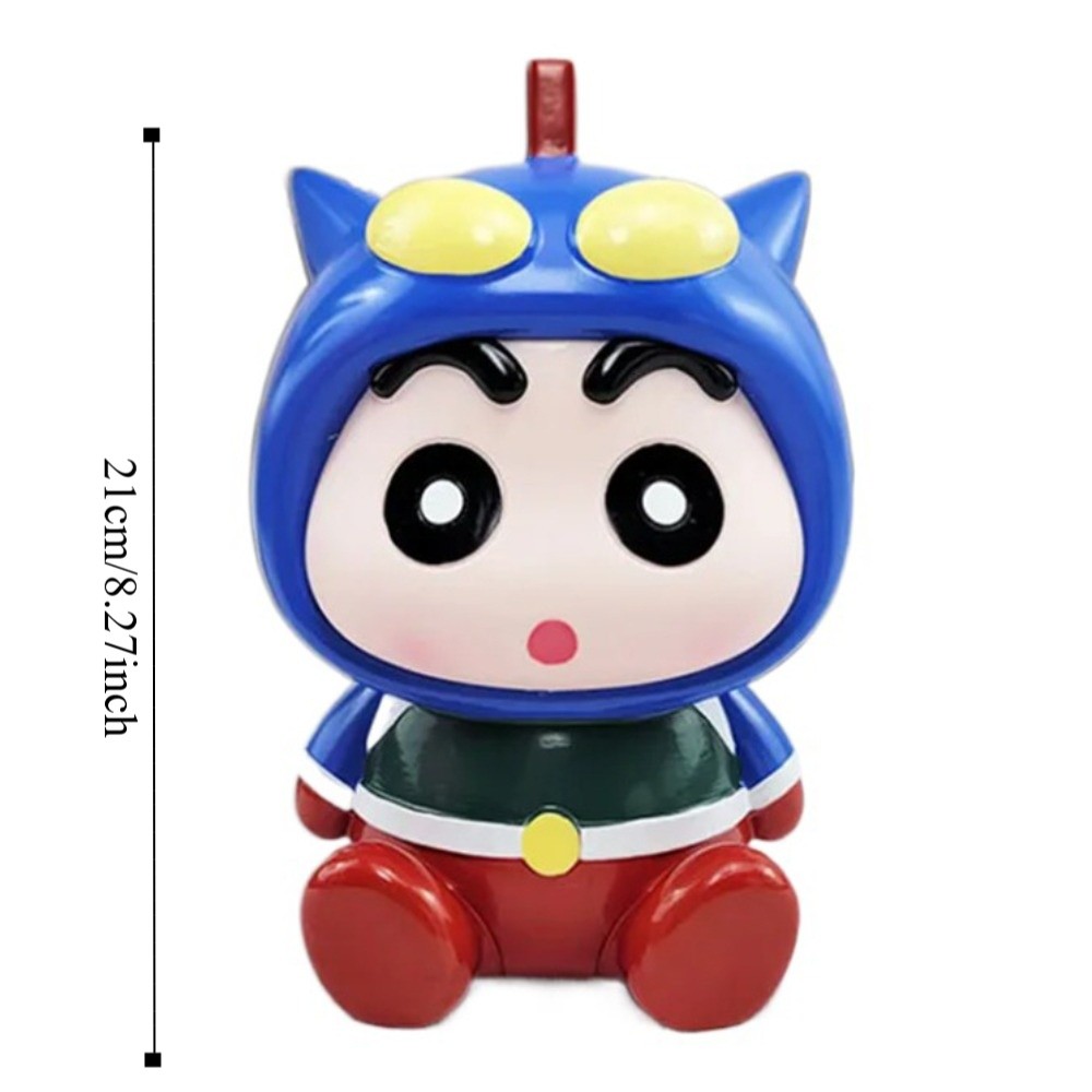 Creative Crayon Shin Chan Vinyl Superman Decorative Cartoon Money Boxes ...