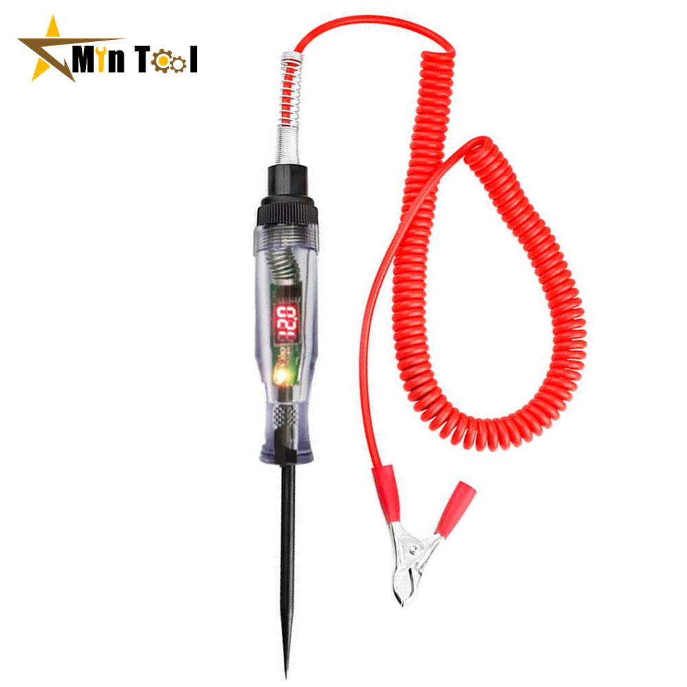 Auto 6-24 V Dc Car Truck Voltage Circuit Tester Car Test Long Probe Pen ...