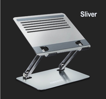 Meewoo Laptop Stand Adjustable Liftable Aluminum Laptop Riser Portable ...
