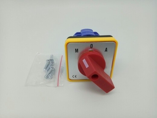 SELECTOR SWITCH AUTO OFF MANUAL 3 POSISI AOM 3 POLE 20A 220V PREMIUM ...