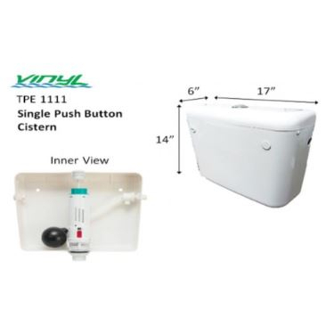 VINYL PVC Cistern for High / Low Level TPE1031 TPE1032 TPE1111 Toilet ...
