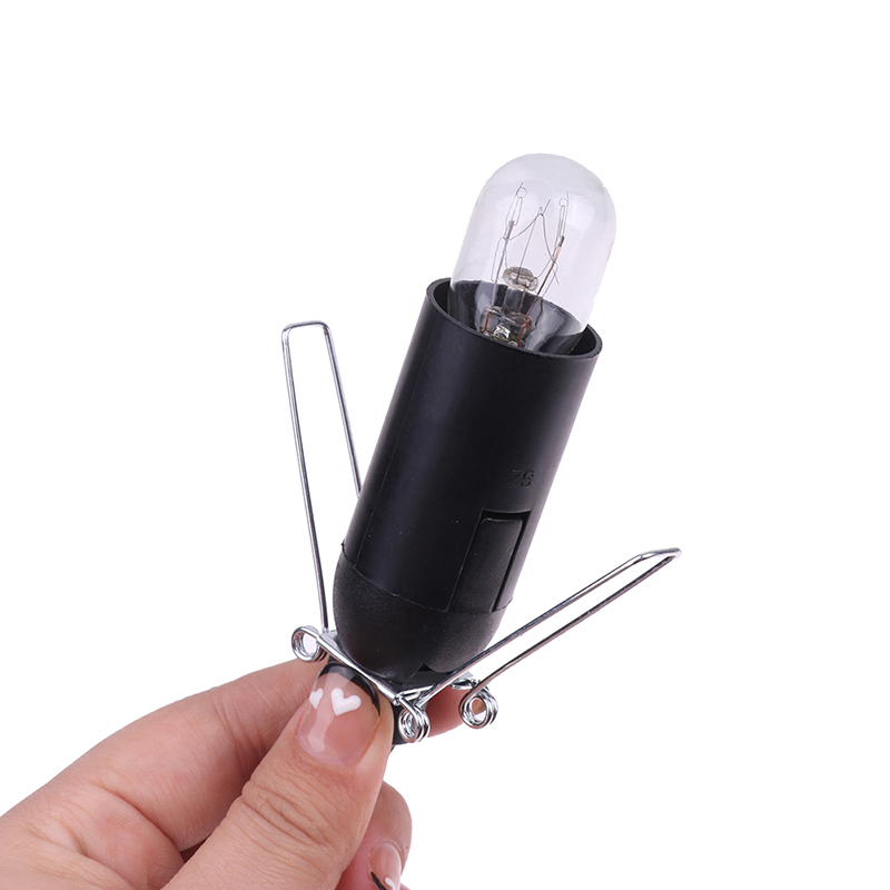 1.5m Power Cord Cable with Dimmer ON OFF Switch Metal Clip E14 E12 Base ...