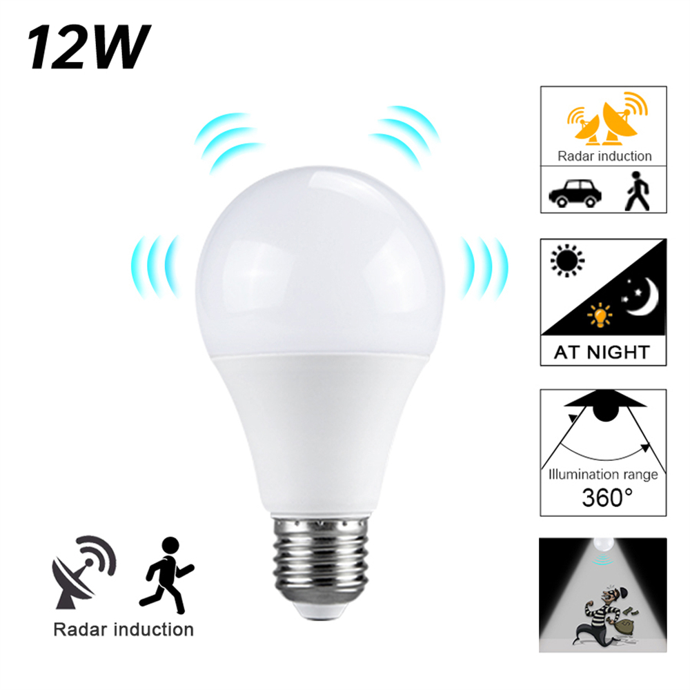 【Low Price】Motion Sensor Led Light Bulb 5W/7W/9W/12W Led Sound And ...