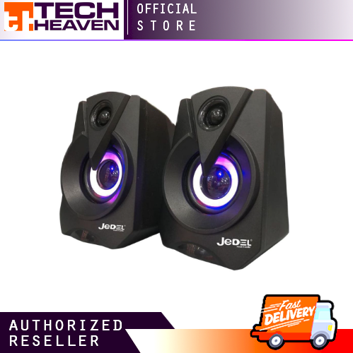 JEDEL S-503 RGB USB POWERED STEREO PC SPEAKER USB+3.5MM | Lazada PH