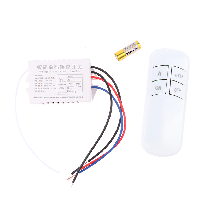 Digital Remote Control Light Switch Wireless ON OFF Switch For Light ...