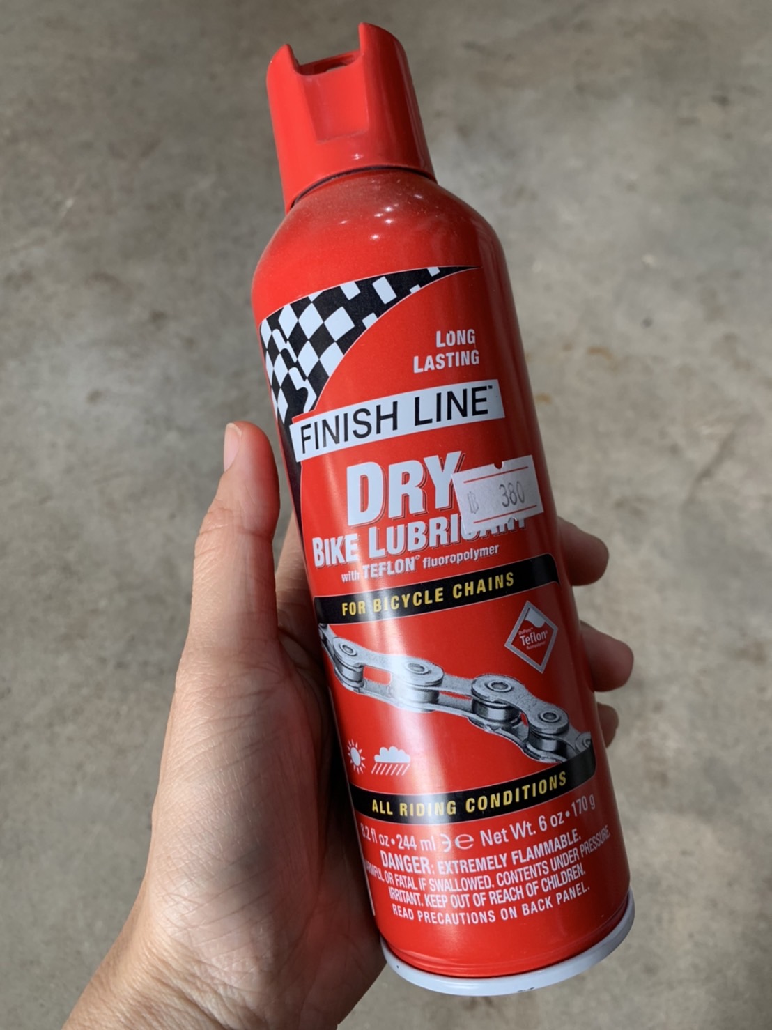 Finish Line DRY LUBE (SPRAY) สเปรย์หล่อลื่นโซ่ประสิทธิภาพสูง ผสมของสาร ...