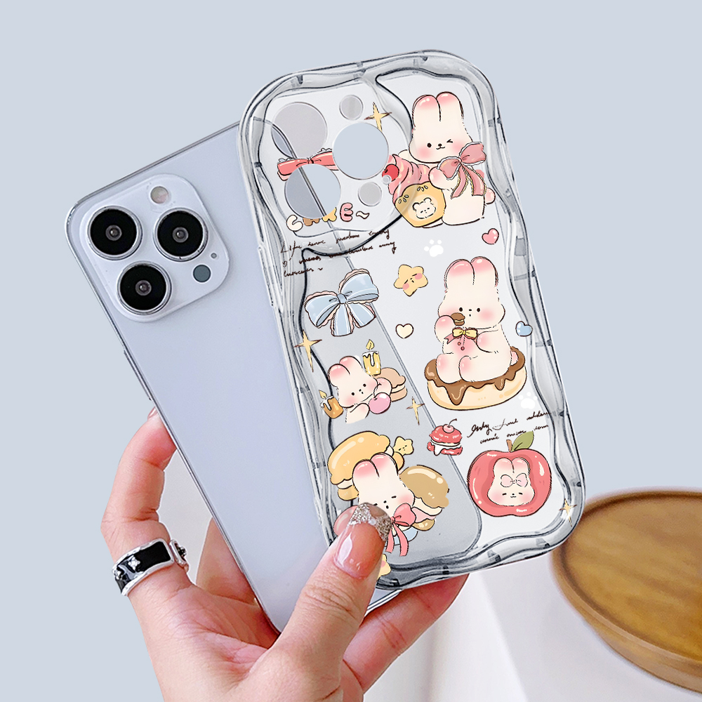 YYDS for Vivo Y100 Back Cover Cute Cartoon Rabbit Case Cream Texture ...