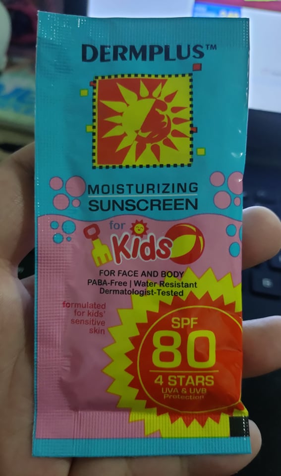 DERMPLUS Moisturizing SUNSCREEN 15ml Sachet (For Kids & Adults) * SOLD ...