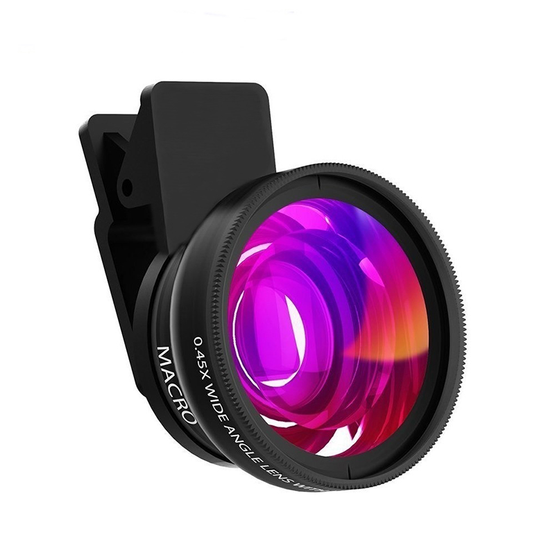 2in1 Lens 0.45X Wide Angle+12.5X Macro Lens Professional HD Phone Camera Lens BYJ | Daraz.pk