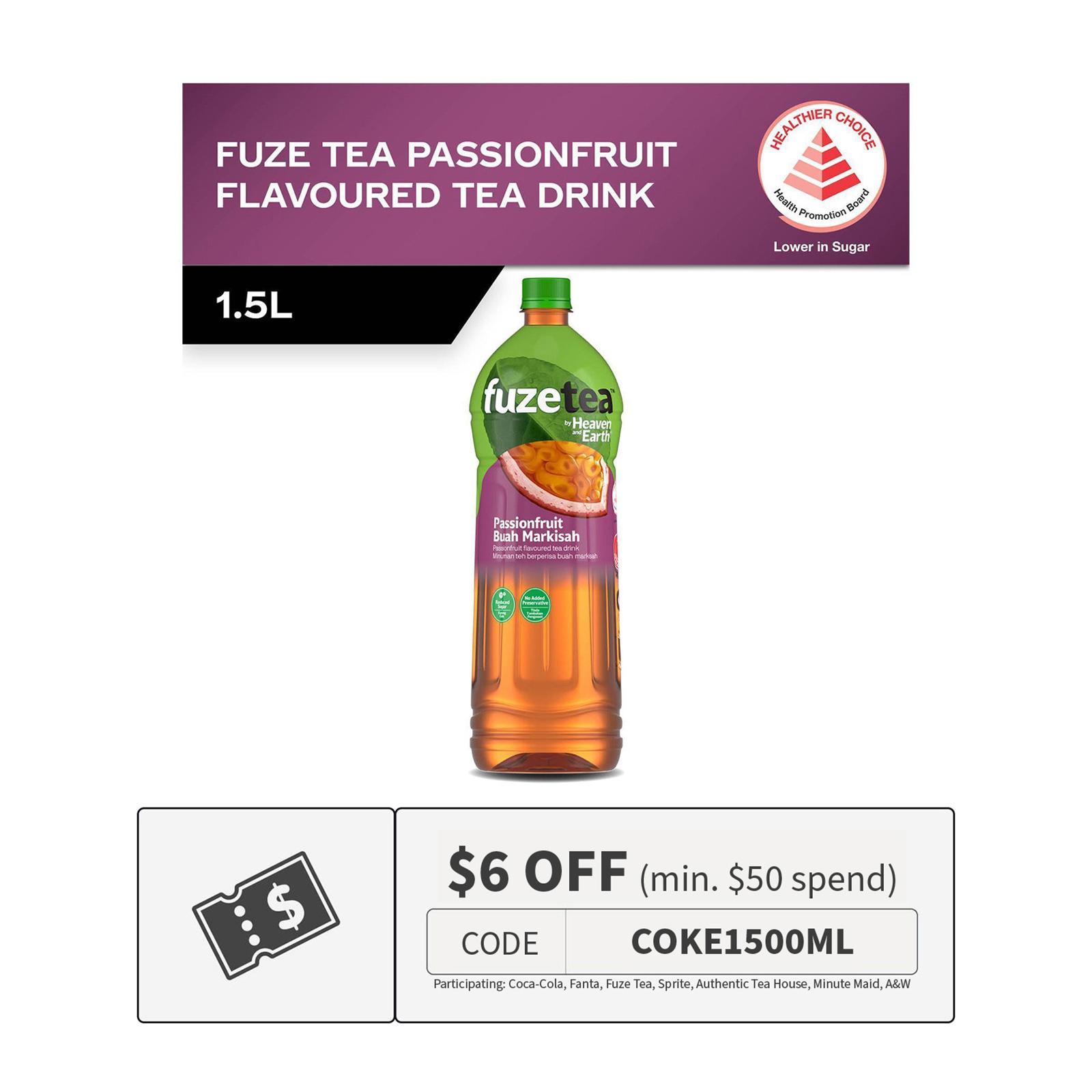 Fuze Tea Ice Passionfruit Tea (1.5L) | Lazada Singapore
