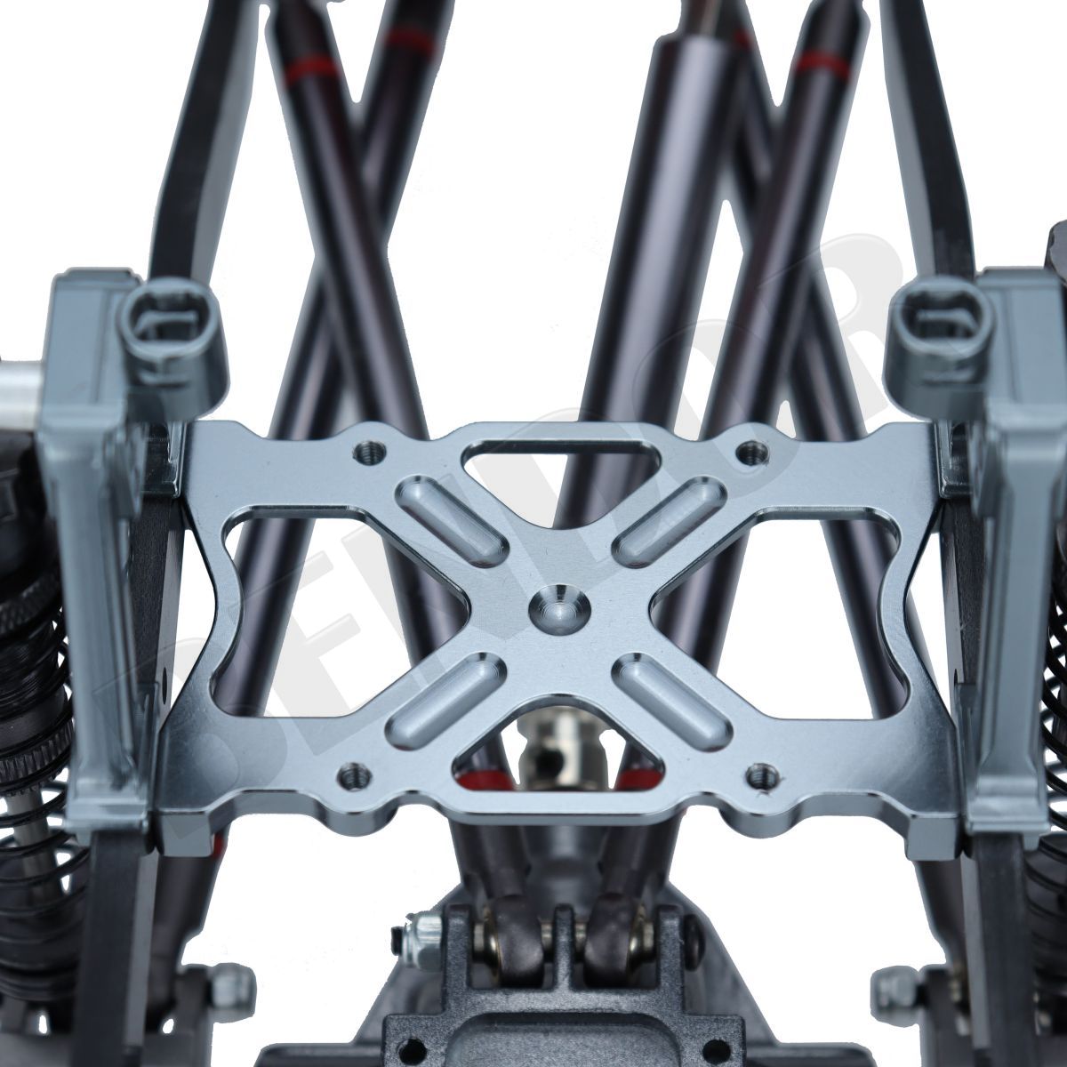 For Scx10 Axial Metal Frame Chassis Kit Front Rear Shock Towers Center ...