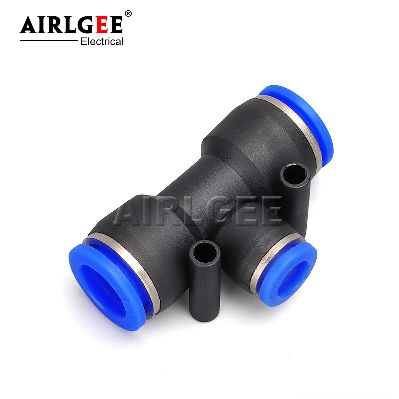 Peg T Type Hose Fittings 3 Way Plastic Tee Connector 4/6/8/10/12mm ...