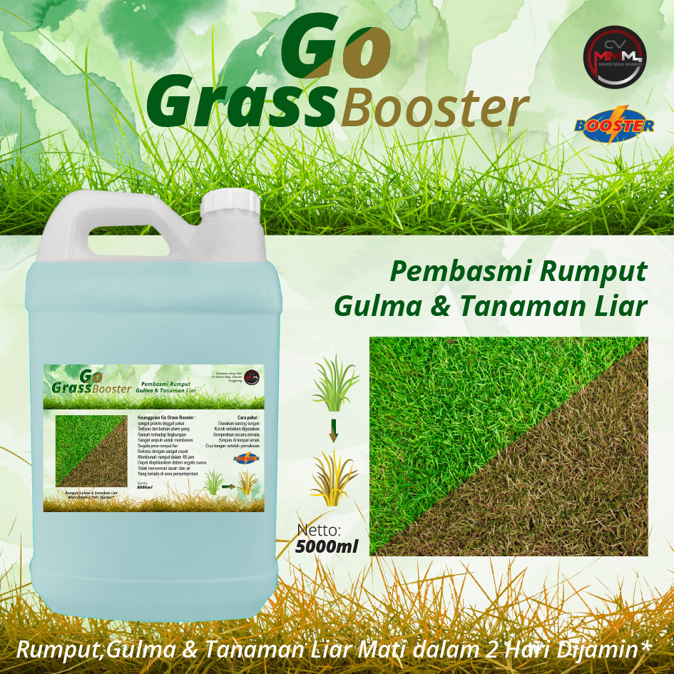 Pembasmi Rumput Liar Gulma Alang-Alang Tengki Herbisida Semprot 250ml ...