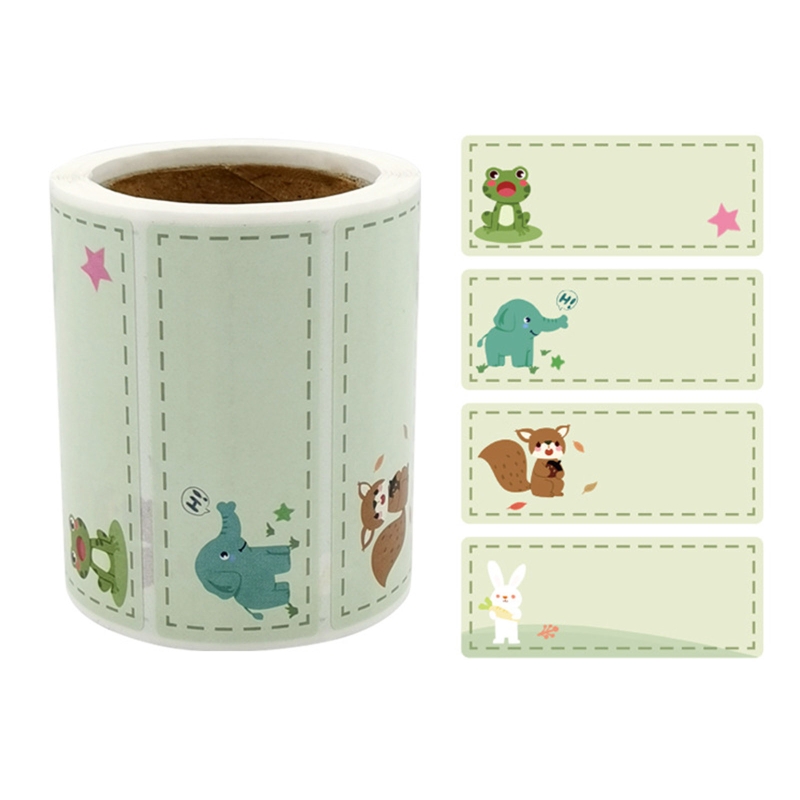 【Hottest Trends】300Pcs/Roll 4 Styles Children Kids Name Stickers ...