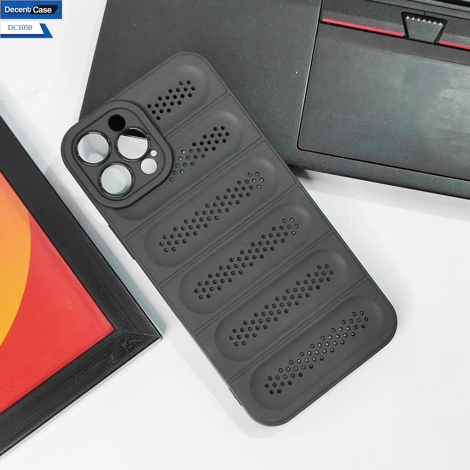 iPhone 12 Pro Max Cover - Brown - New Premium Trendy Breathable Mesh ...