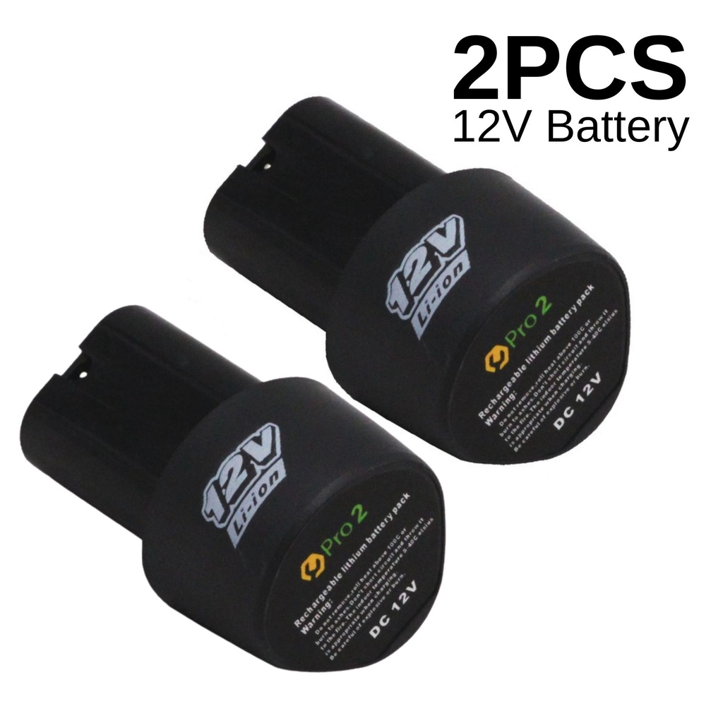 BATTERY Li-ion Professional (L) 12V Rechargeable 200 Cycles Battery ...