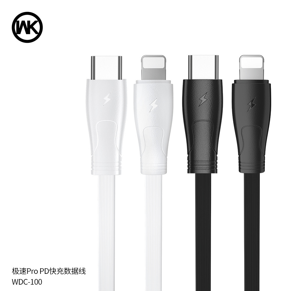100% ORIGINAL WK DESIGN WDC 100 Fast Pro 18W PD 1 Meter All In 1 Type C ...