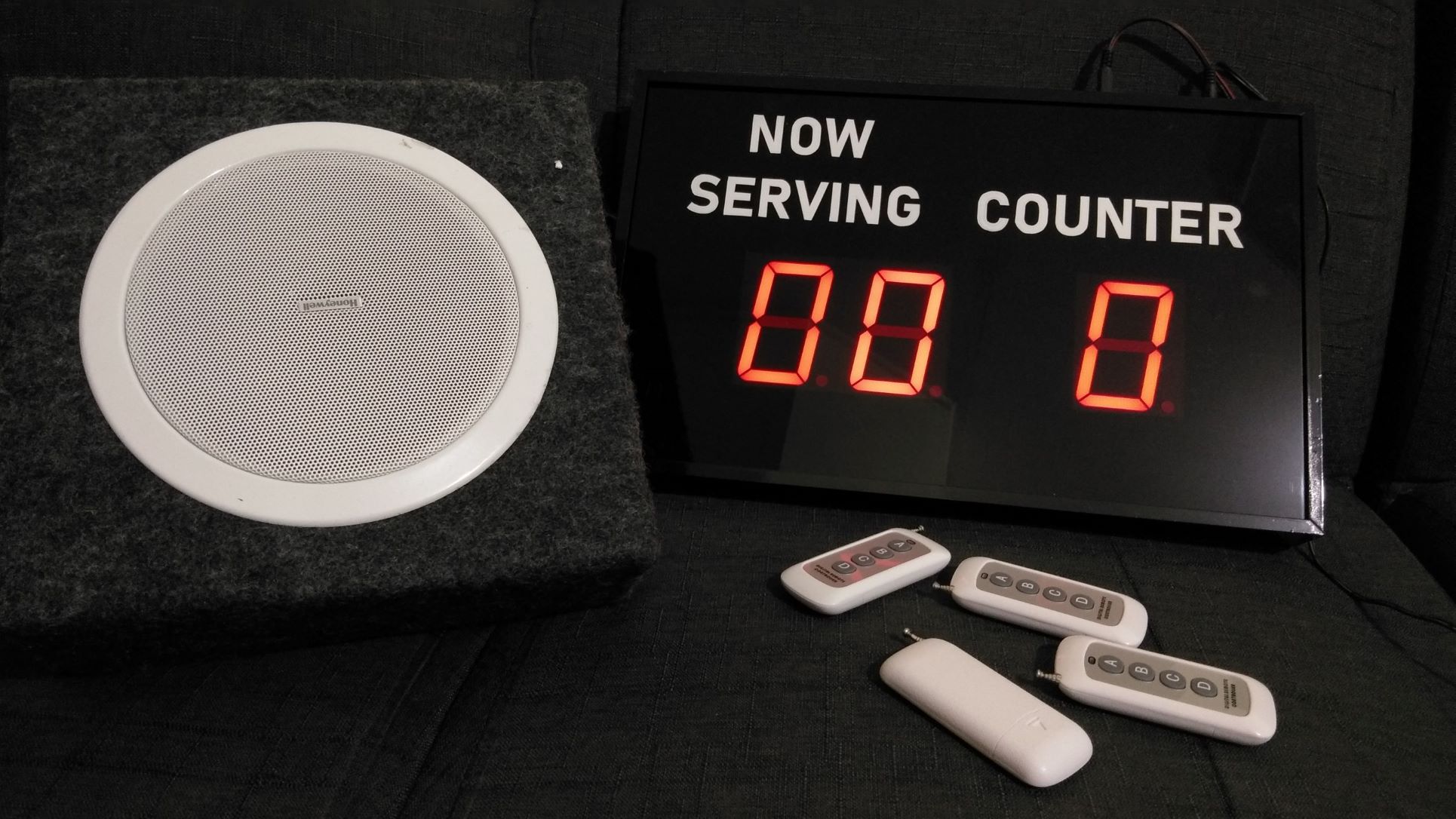 QUEUING SYSTEM 2-DIGIT COUNTER 1-DIGIT TELLER WITH VOICE COMMAND ...
