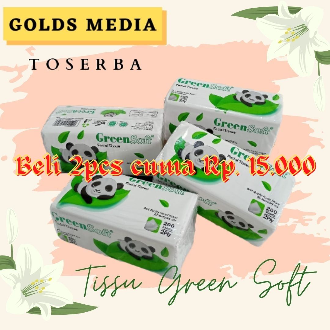 Tissue Green 200 Sheet 2ply Tissu Green Soft 200 sheet Tisu Green Soft ...