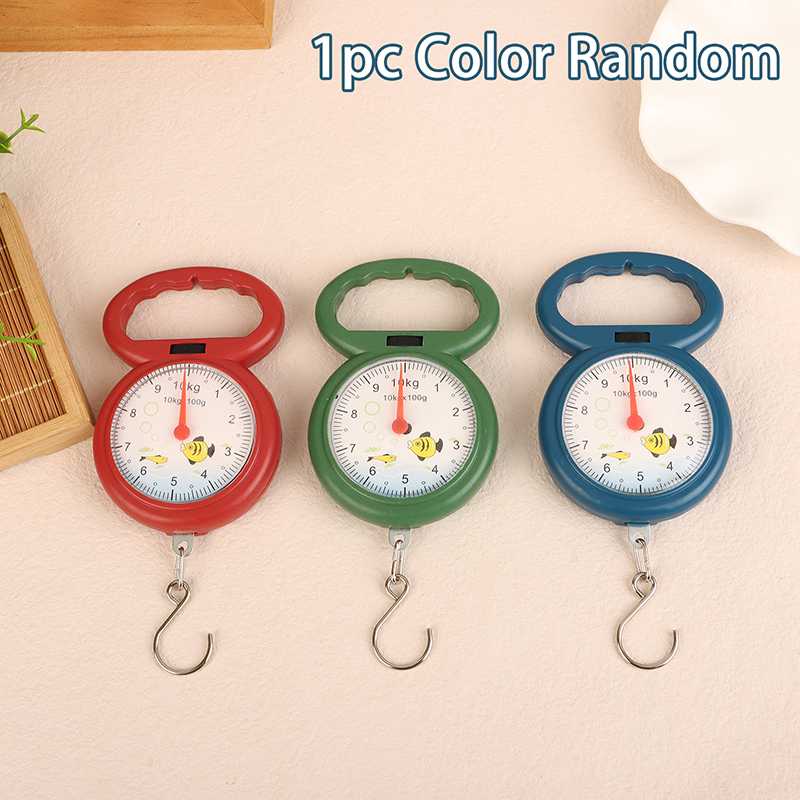 Portable Fish Scale 10kg Hook Hanging Scales Mini Spring Scale For ...
