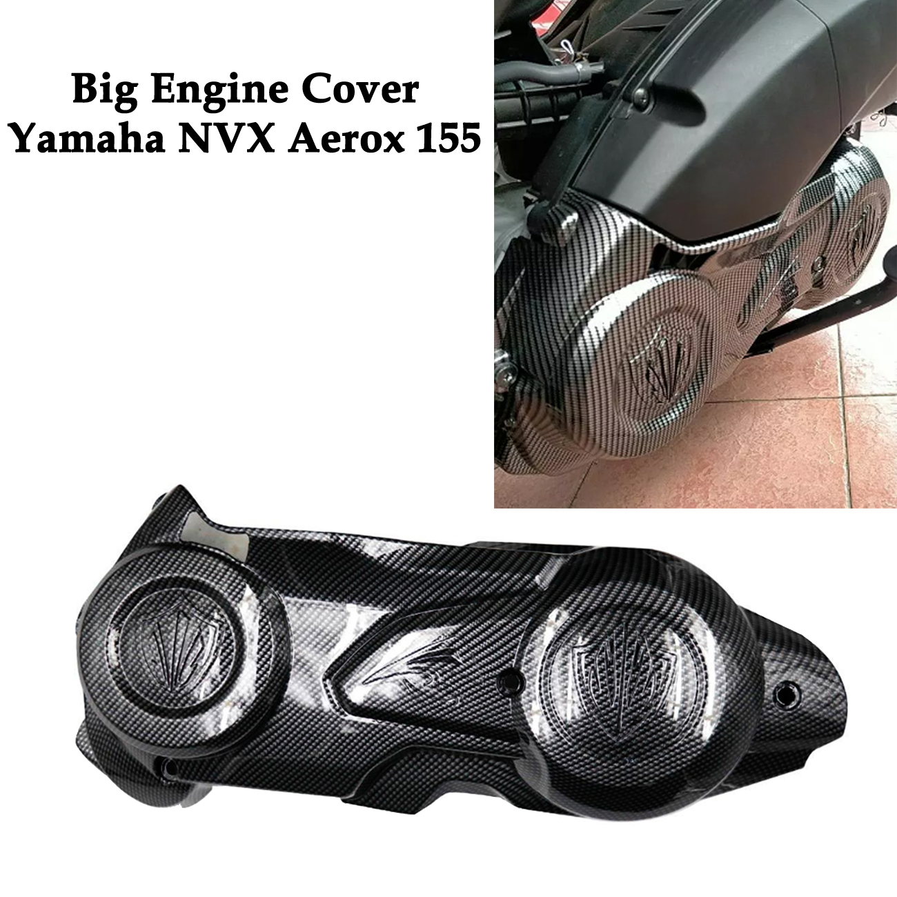 Yamaha NVX155 Aerox Big Engine Cover | Lazada
